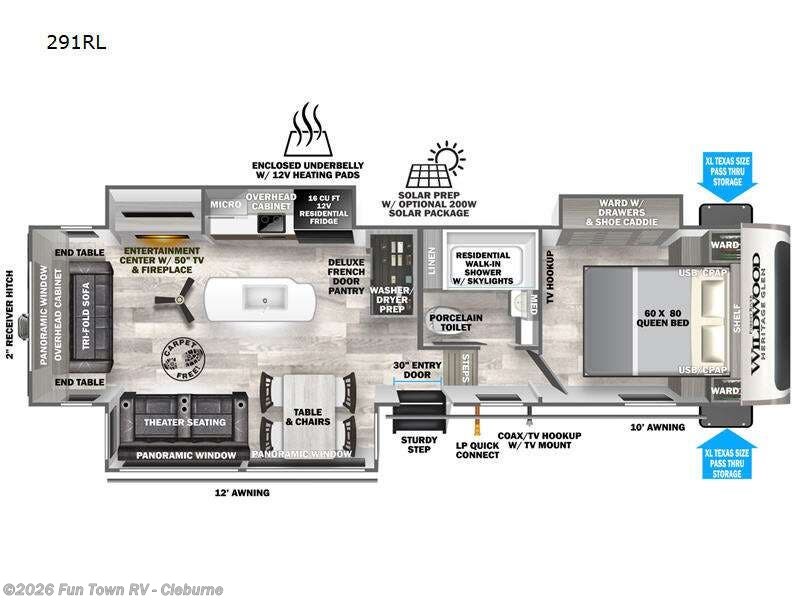 2023 Forest River Wildwood Heritage Glen 291RL RV for Sale in Cleburne ...