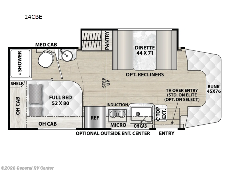 2025 Coachmen Prism Elite 24CBE RV for Sale in Birch Run, MI 48415 ...
