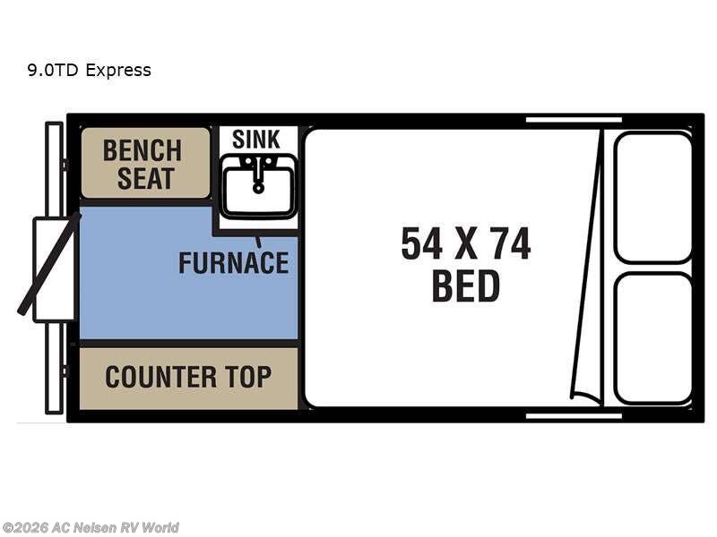 2022 Coachmen Clipper Camping Trailers 9.0TD Express RV for Sale in ...
