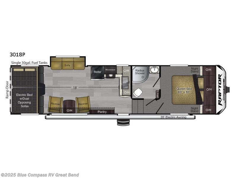2018 Keystone Raptor Predator Series 3018 RV for Sale in Great Bend, KS ...