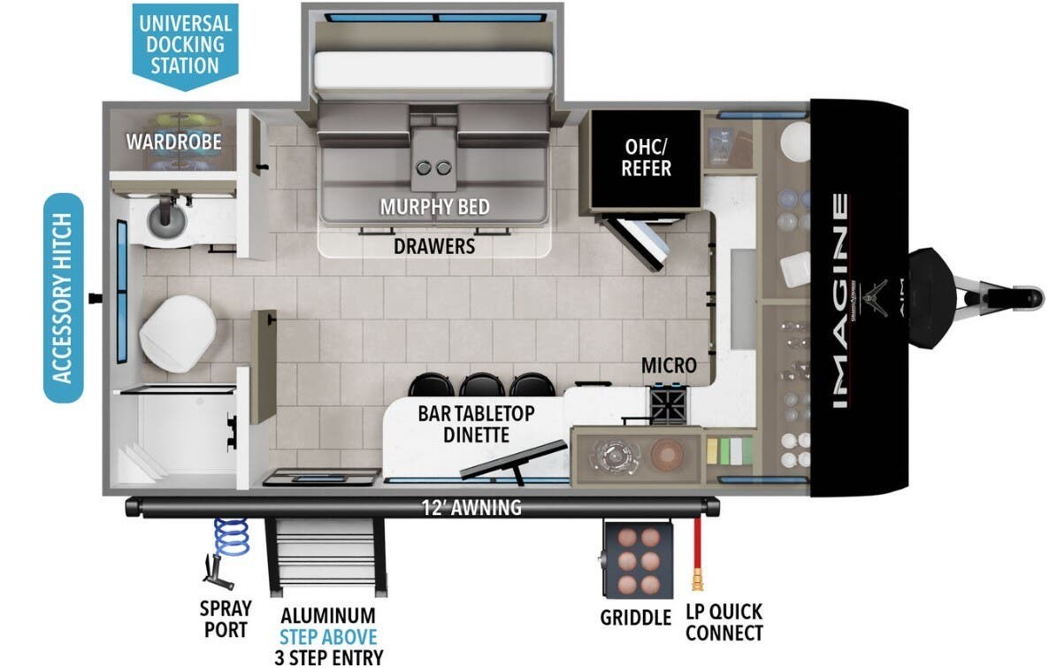 2025 Grand Design Imagine AIM 14MS #14165 - For Sale in Sanger, TX