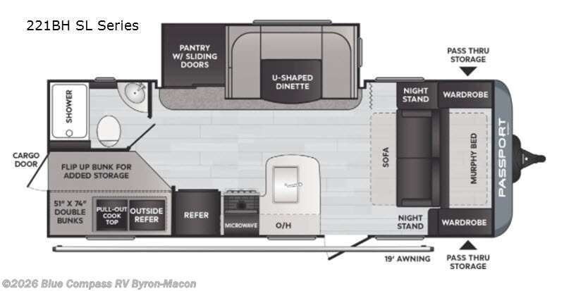 2021 Keystone Passport 221BH SL Series RV for Sale in Byron, GA 31008 ...
