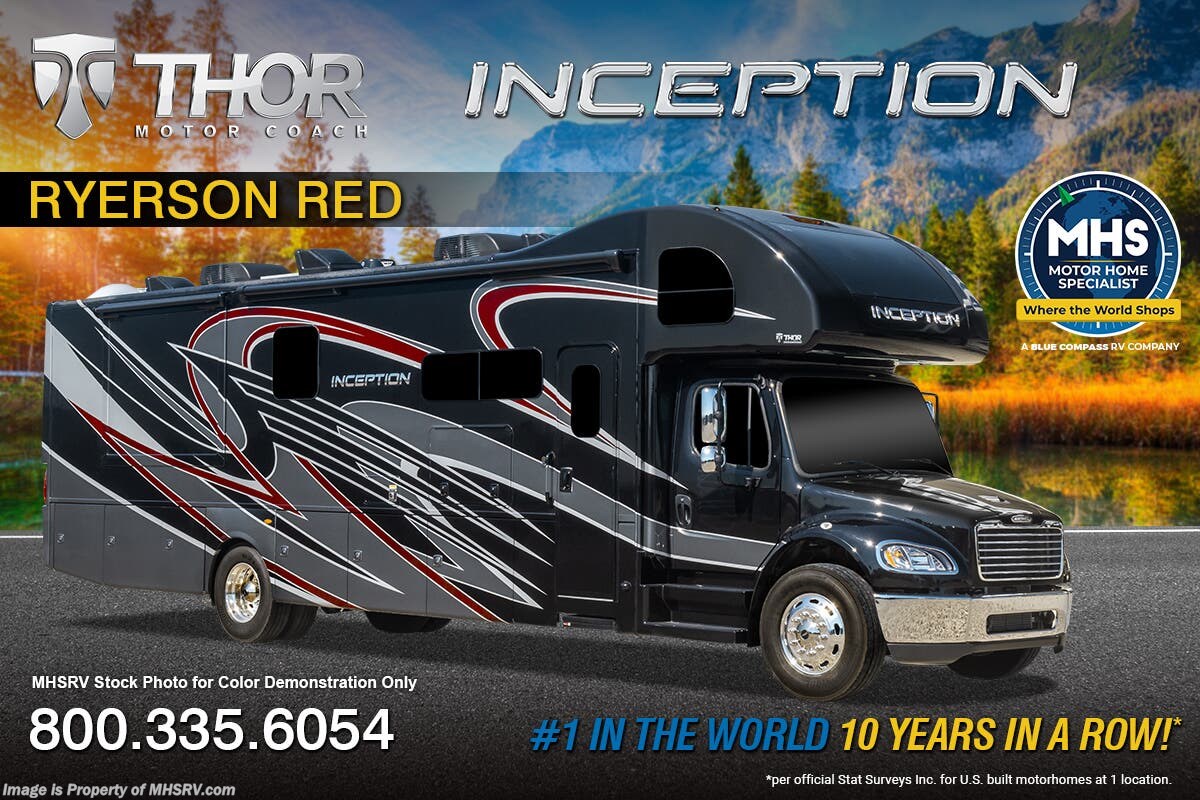 2023 Thor Motor Coach Inception 38MX Super C Bath & 1/2 W/ Dual A/C ...