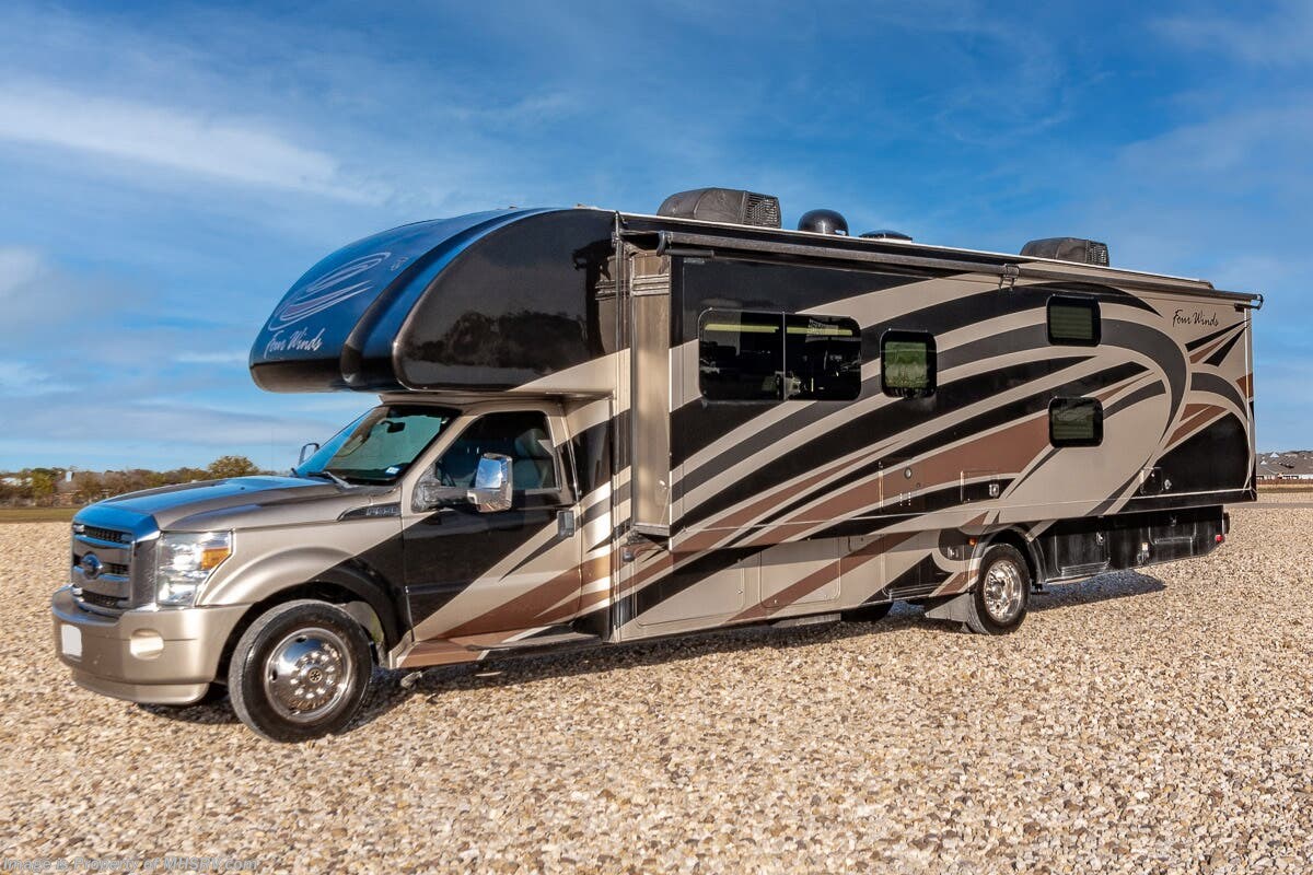 2015 Thor Motor Coach Four Winds Super C 35SB Bunk Bed Model W/ Theater Seats, Ext ...