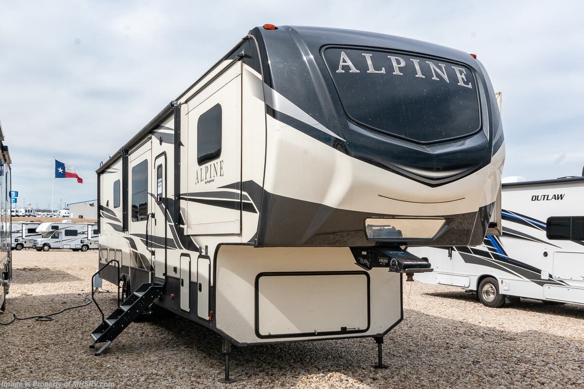 2020 Keystone Alpine 3701FL Bath & 1/2 Model W/ King Bed, Stack W/D ...