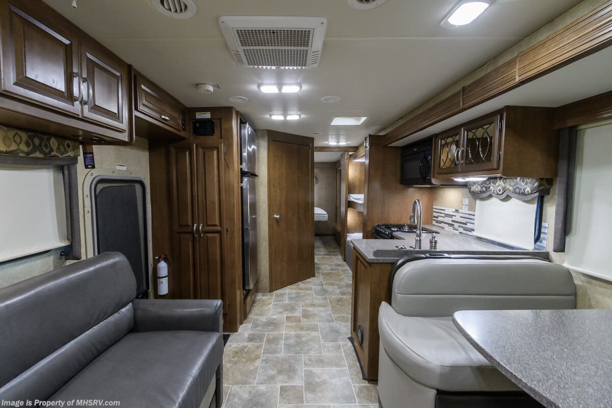 2015 Thor Motor Coach Four Winds Super C 35SB Bunk Model RV W/ Solar, King Bed, Auto Leveling ...
