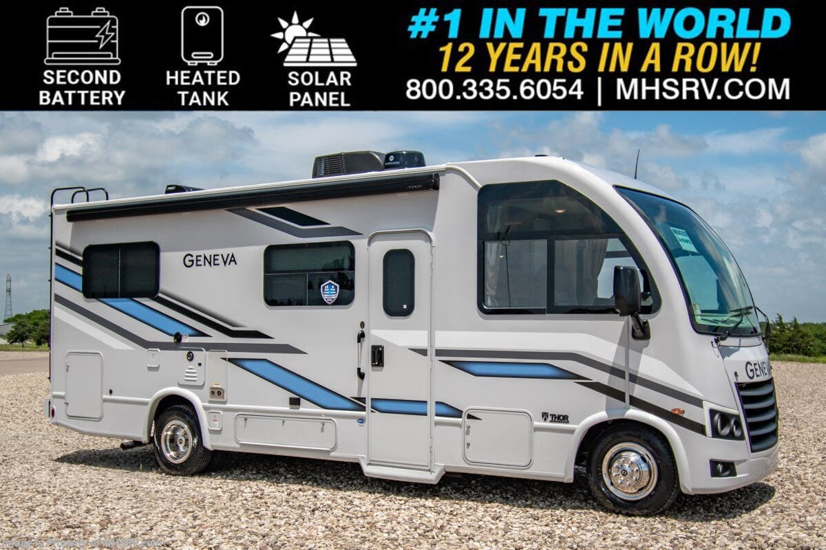 2026 Thor Motor Coach Geneva 24VS W/ Second House Battery, Heated Tanks, Solar, AGS & More