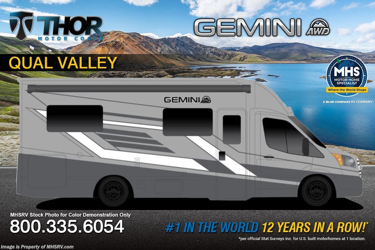 2026 Thor Motor Coach Gemini 24KB All-Wheel Drive (AWD) Luxury B+ ...