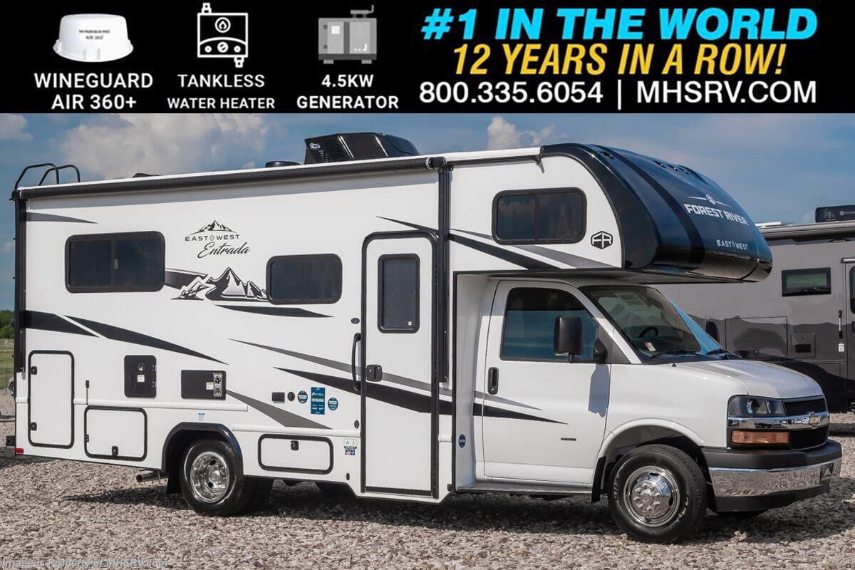 2026 East to West Entrada 210NS W/ 4.5KW Gen., 15K A/C W/ Heat Pump, Winegard, Azdel® Sidewalls ...