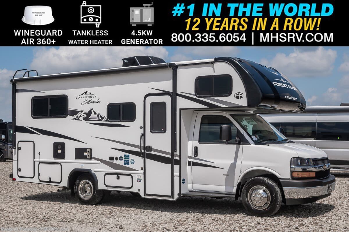 2026 East to West Entrada 210NS W/ 4.5KW Gen., 15K A/C W/ Heat Pump, Winegard, Azdel® Sidewalls ...