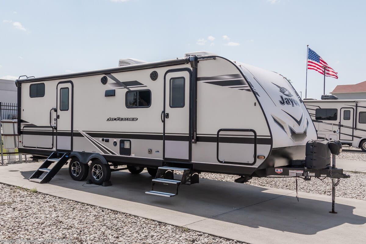 2021 Jayco Jay Feather 24BH Travel Trailer W/ Oven, Alum. Wheels & More