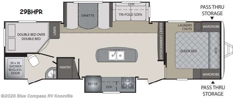 2015 Keystone Premier Ultra Lite 29BHPR RV for Sale in Louisville, TN ...