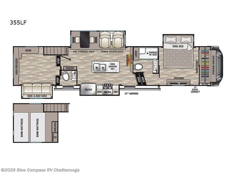 2021 Forest River Cedar Creek 355lf Rv For Sale In Ringgold Ga 30736