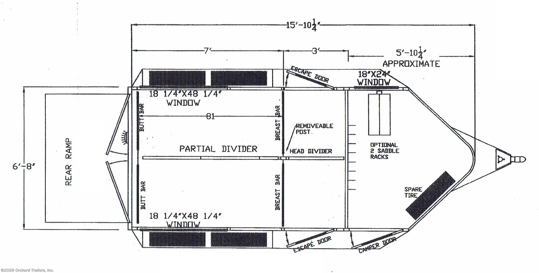 2026 Adam Trailers Ju-Lite w/ Dressing Room