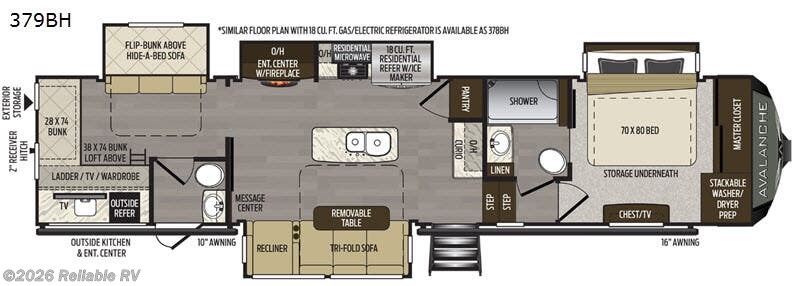 2020 Keystone Avalanche 379BH RV for Sale in Springfield, MO 65802 ...