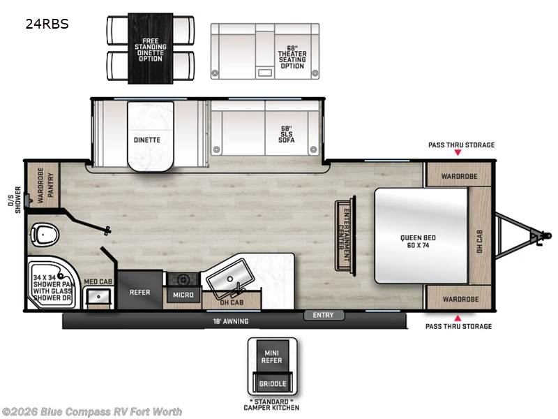 2024 Forest River Aurora 24RBS RV for Sale in Ft. Worth, TX 76140 ...