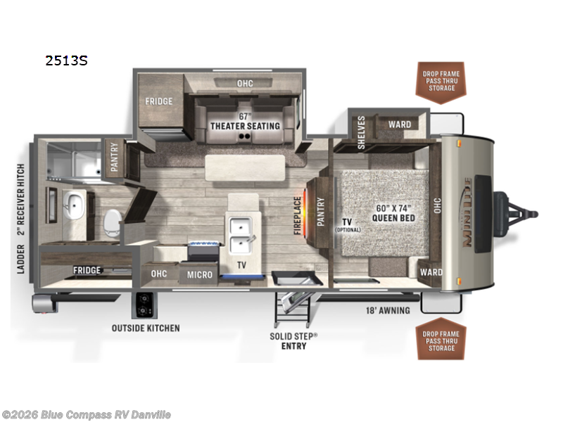 2022 Forest River Rockwood Mini Lite 2513S RV for Sale in Ringgold, VA ...