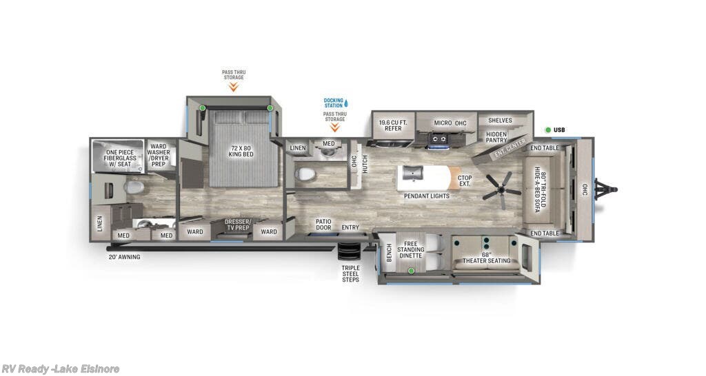 2025 Forest River Sandpiper Destination 388JW RV for Sale in Lake ...
