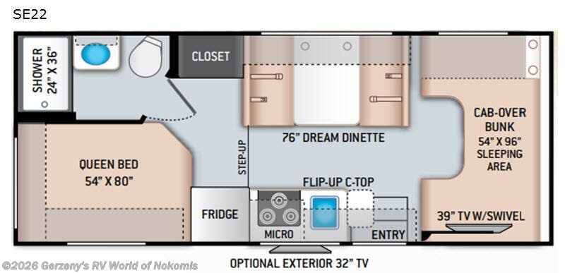 2021 Thor Motor Coach Quantum SE SE22 Ford RV for Sale in Nokomis, FL ...