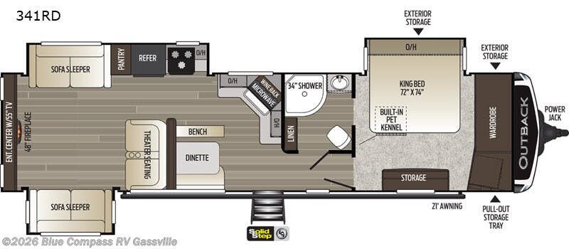 2020 Keystone Outback 341RD RV for Sale in Gassville, AR 72635 ...