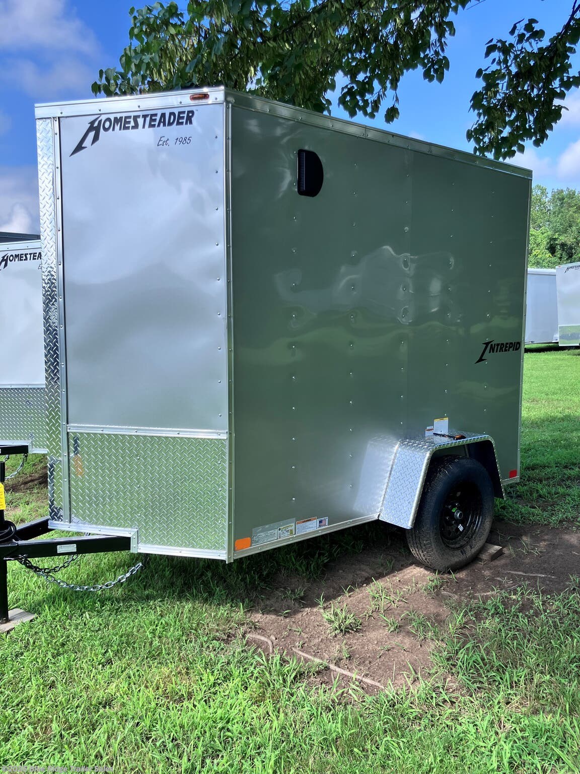 2026 Homesteader Intrepid 5x8 SA Single Rear Door, 6'6" Tall