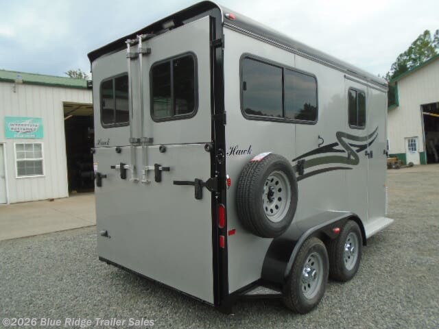 2 Horse Trailer for sale | New 2026 Hawk Trailers Custom 2H BP w/5 ...