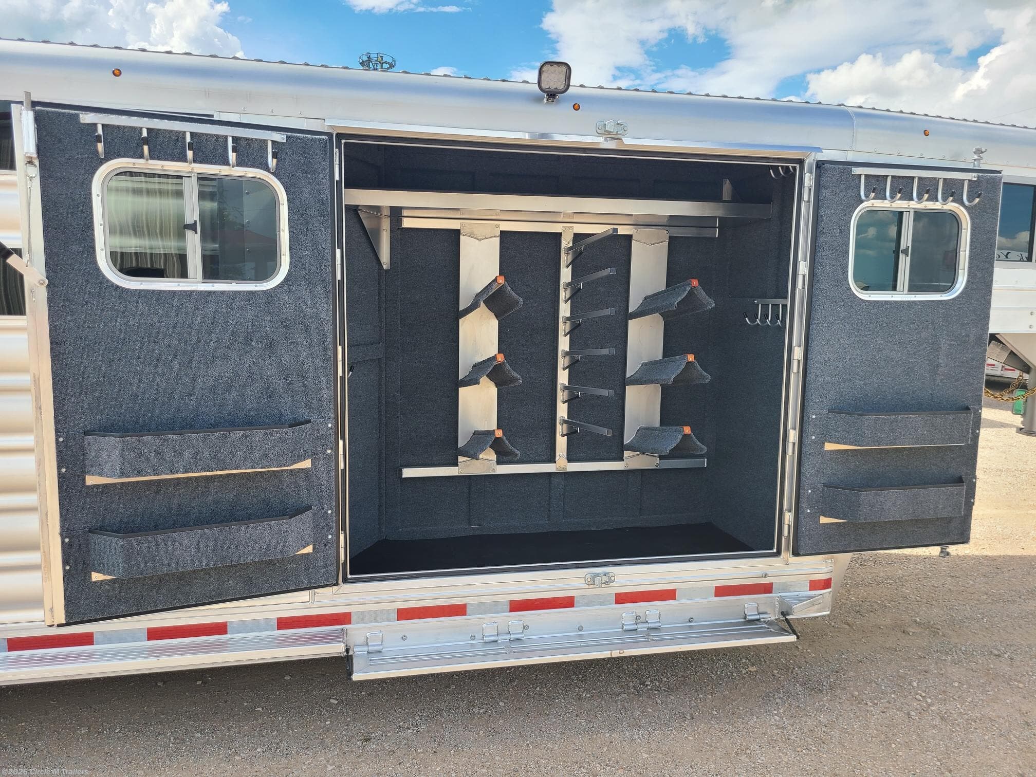 7x25 Horse Trailer for sale | New Platinum Coach SIDE TACK and Drop ...