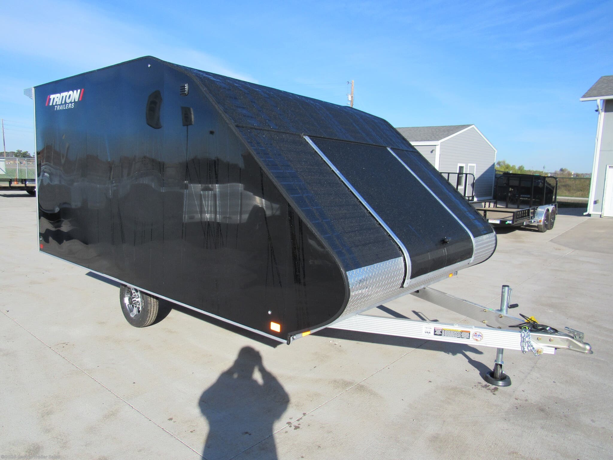 2025 Triton Trailers TC128 8.5x12ft Alum Enclosed Snowmobile Trailer