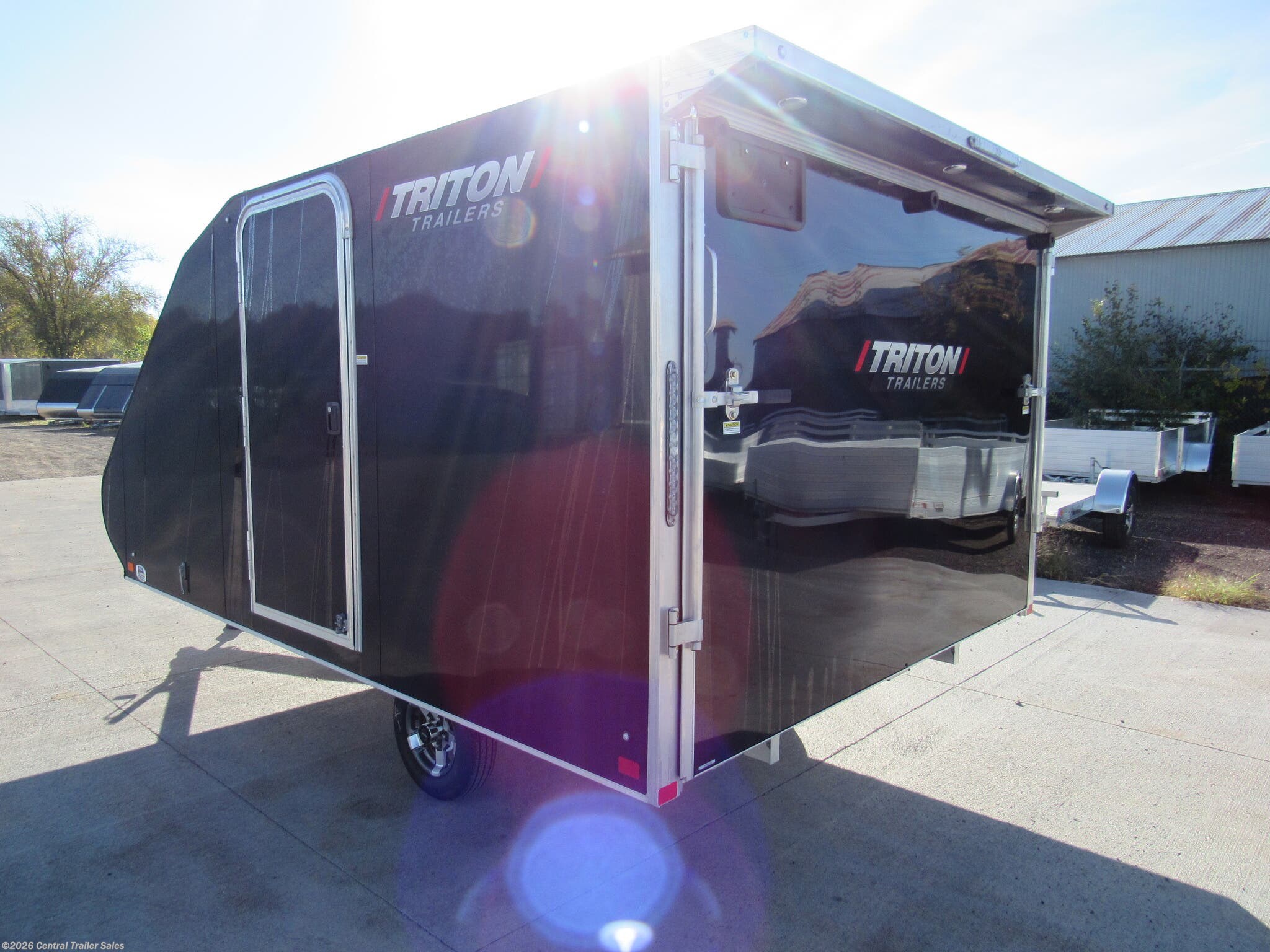 2025 Triton Trailers TC128 8.5x12ft Alum Enclosed Snowmobile Trailer