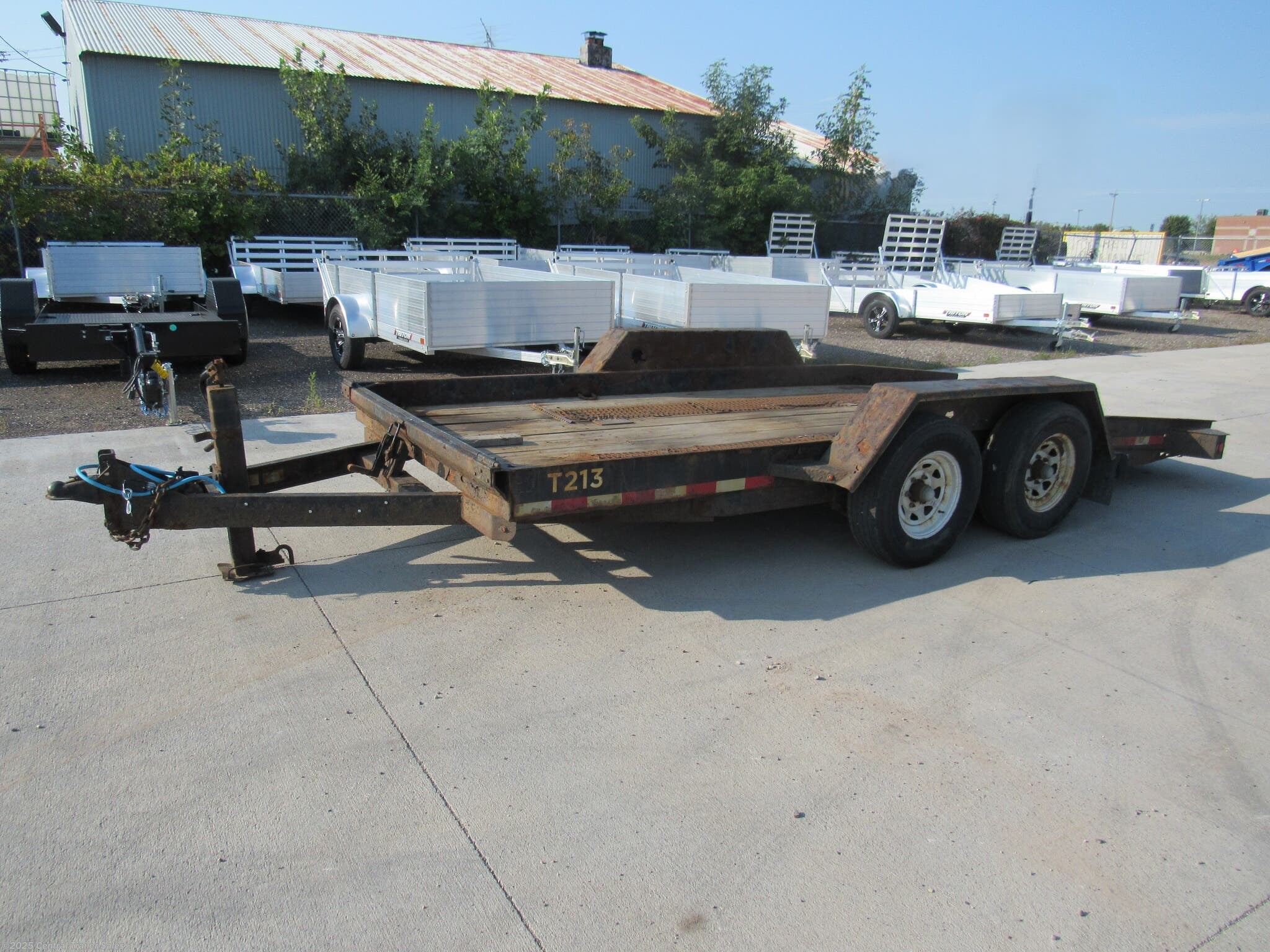 2013 Felling T213 16ft Tilt Deck Trailer, 10k