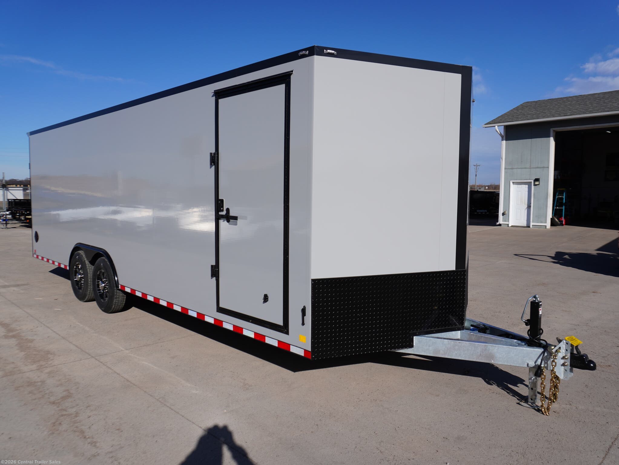 8x24 Car Hauler Trailer for sale | New CellTech 8.5x24ft Enclosed Car ...