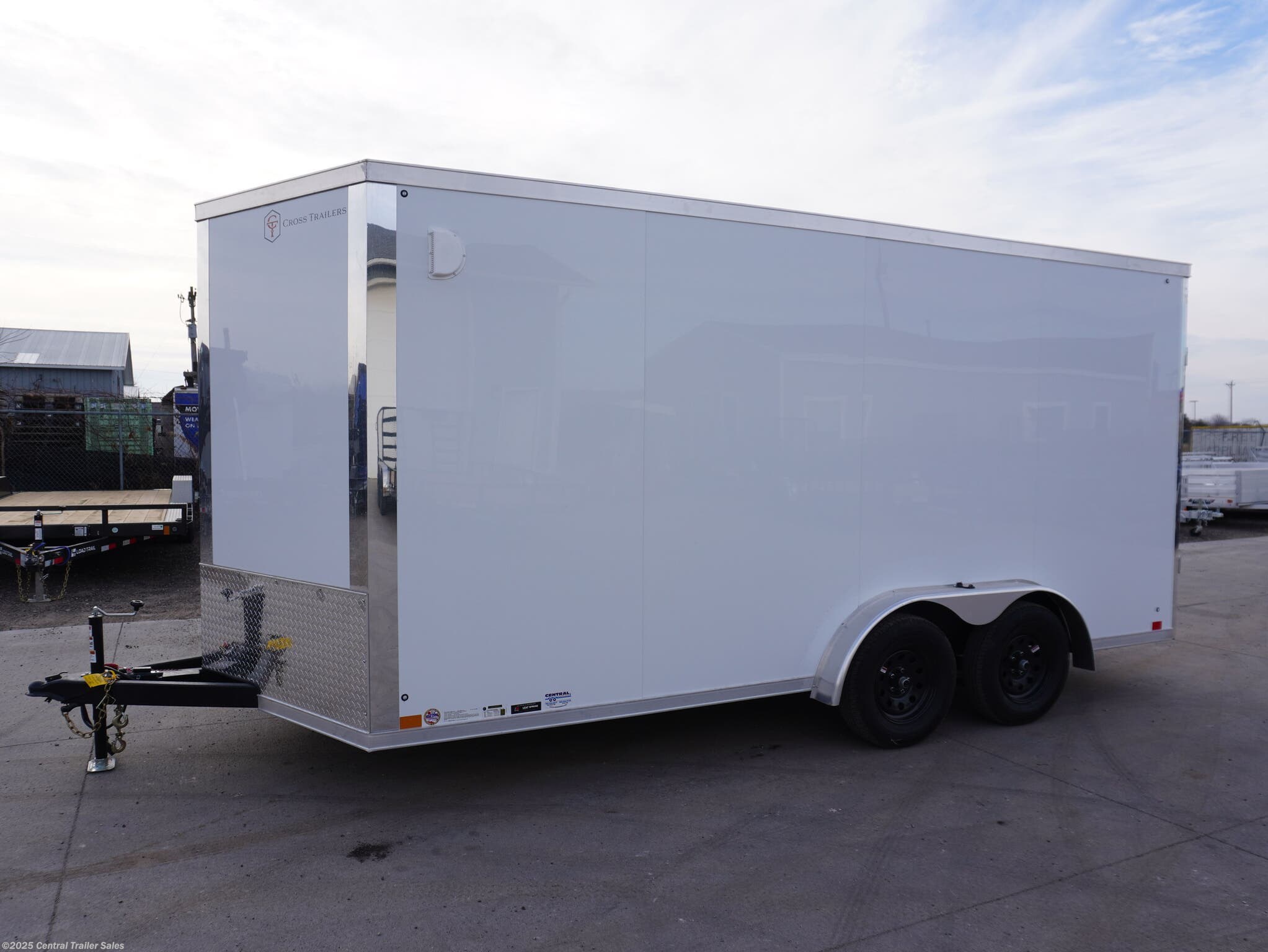 7x16 Cargo Trailer for sale | New Cross Trailers Alpha 7.5x16ft Enclosed Trailer | TrailersUSA