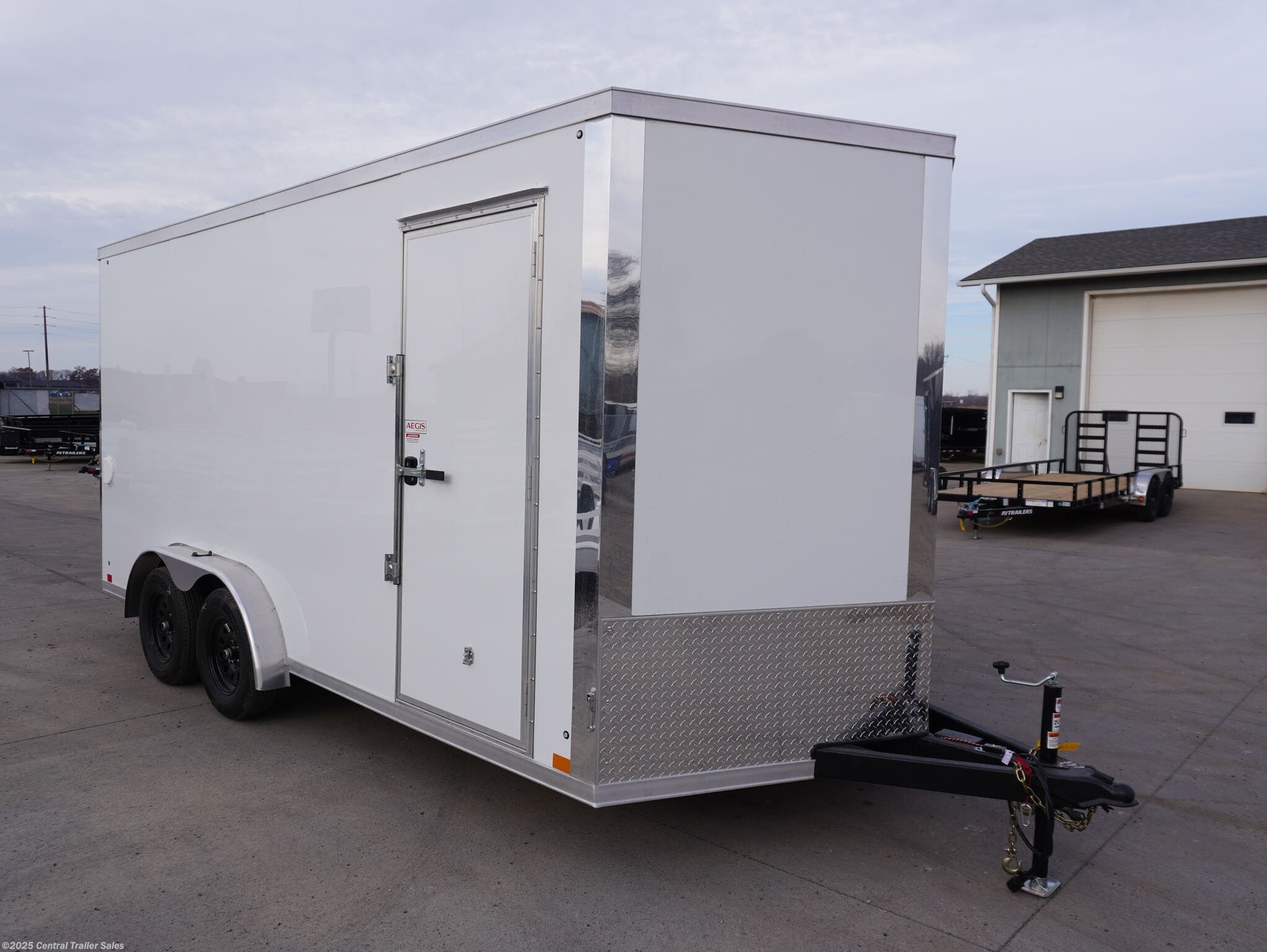 7x16 Cargo Trailer for sale | New Cross Trailers Alpha 7.5x16ft Enclosed Trailer | TrailersUSA