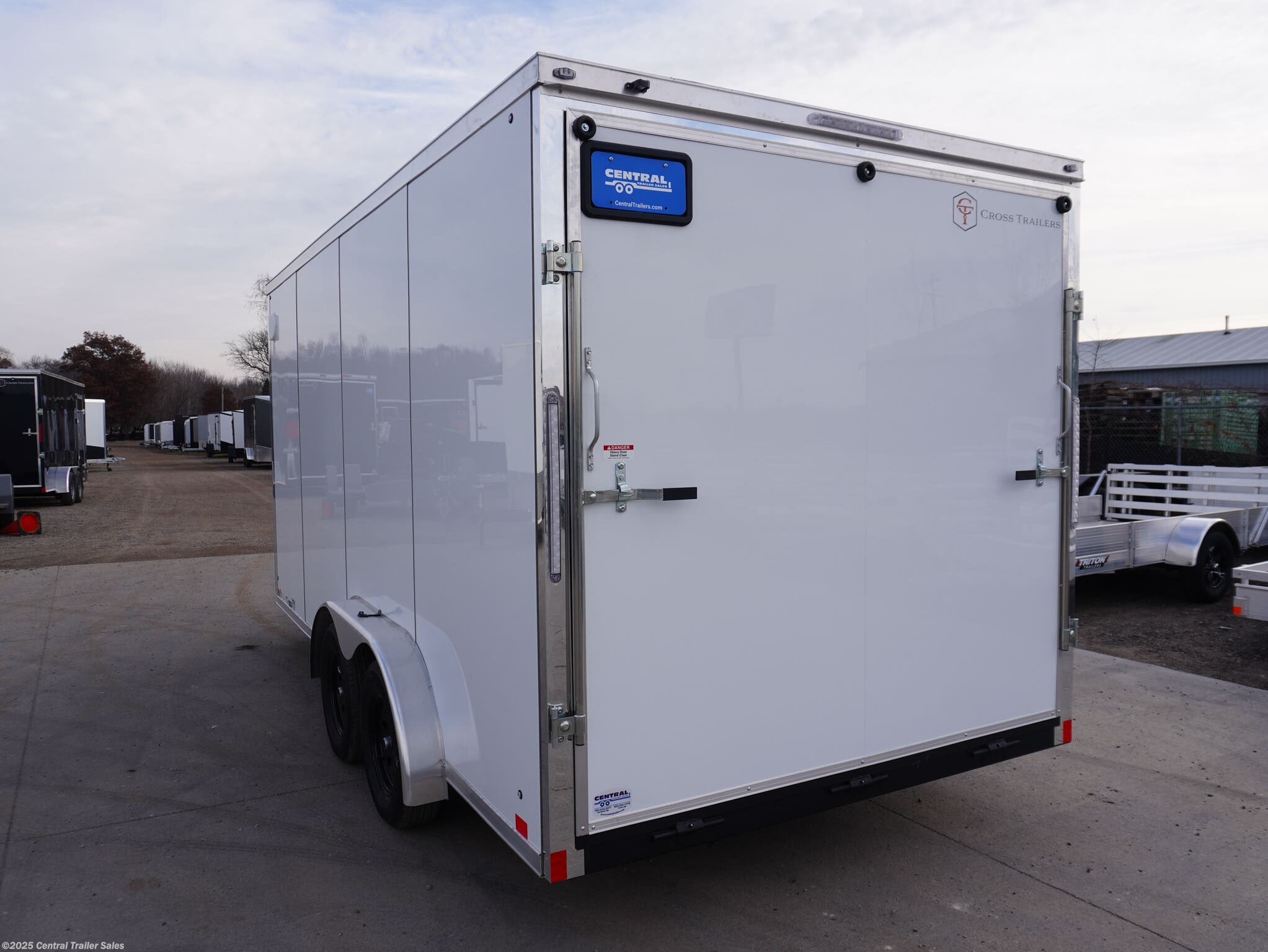 7x16 Cargo Trailer for sale | New Cross Trailers Alpha 7.5x16ft Enclosed Trailer | TrailersUSA