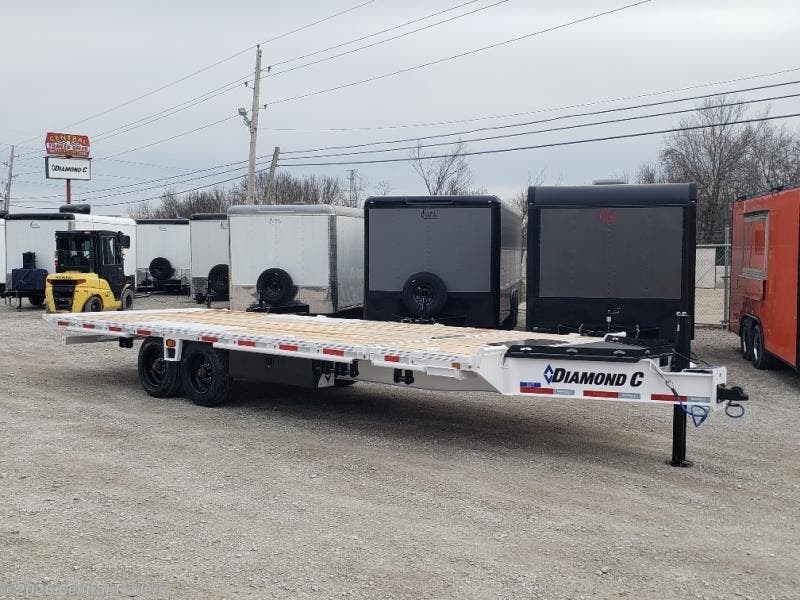 8x24 Tilt Deck Trailer for sale | New Diamond C Diamond C HD DET-210 24 ...