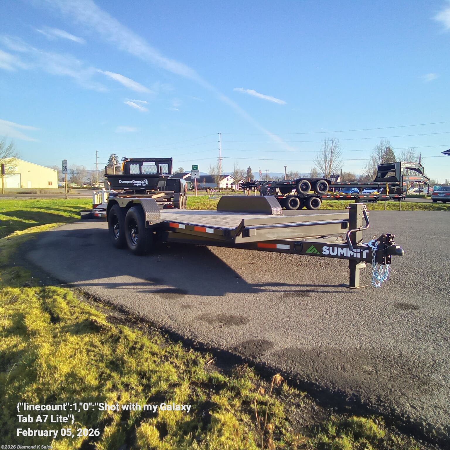7x18 Tilt Deck Trailer for sale | New Summit Trailer Denali Pro 7 X 18 ...