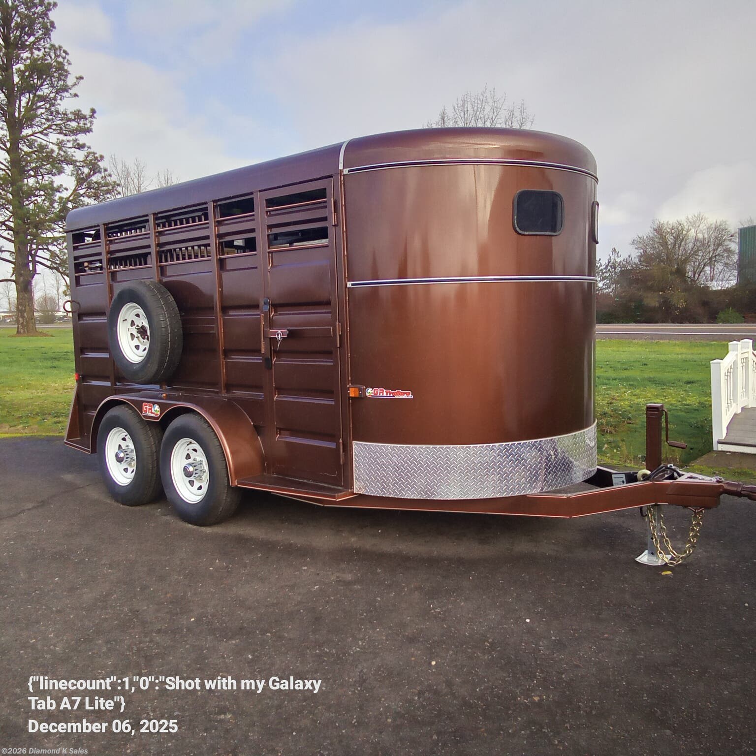 6x14 Cattle/Livestock Trailer for sale | New GR 6'8" X 14' 10K ...