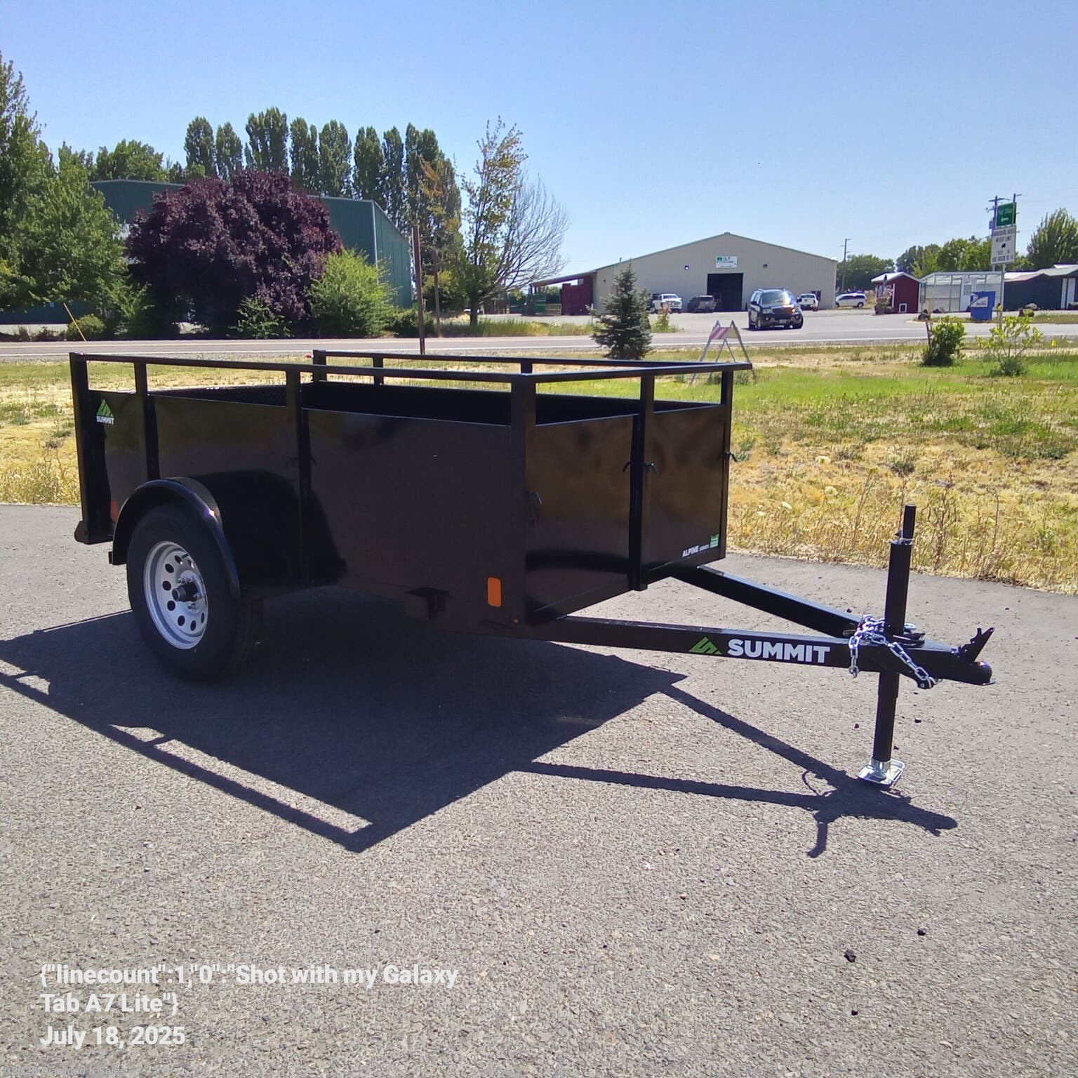 2026 Summit Trailer Alpine 4 X 8 3k Landscape