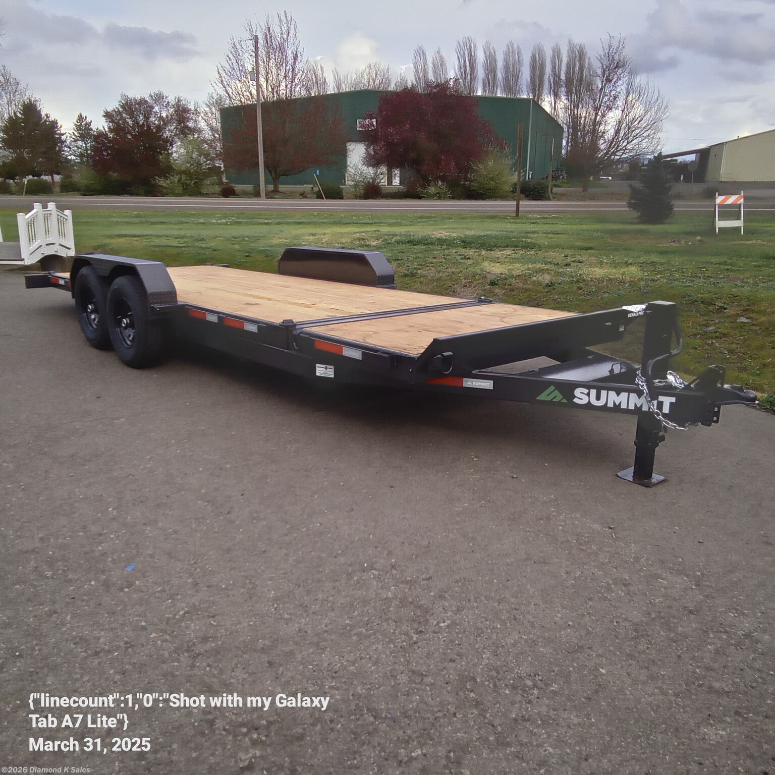 2025 Summit Trailer Denali Pro 7 X 20 14K Split Tilt