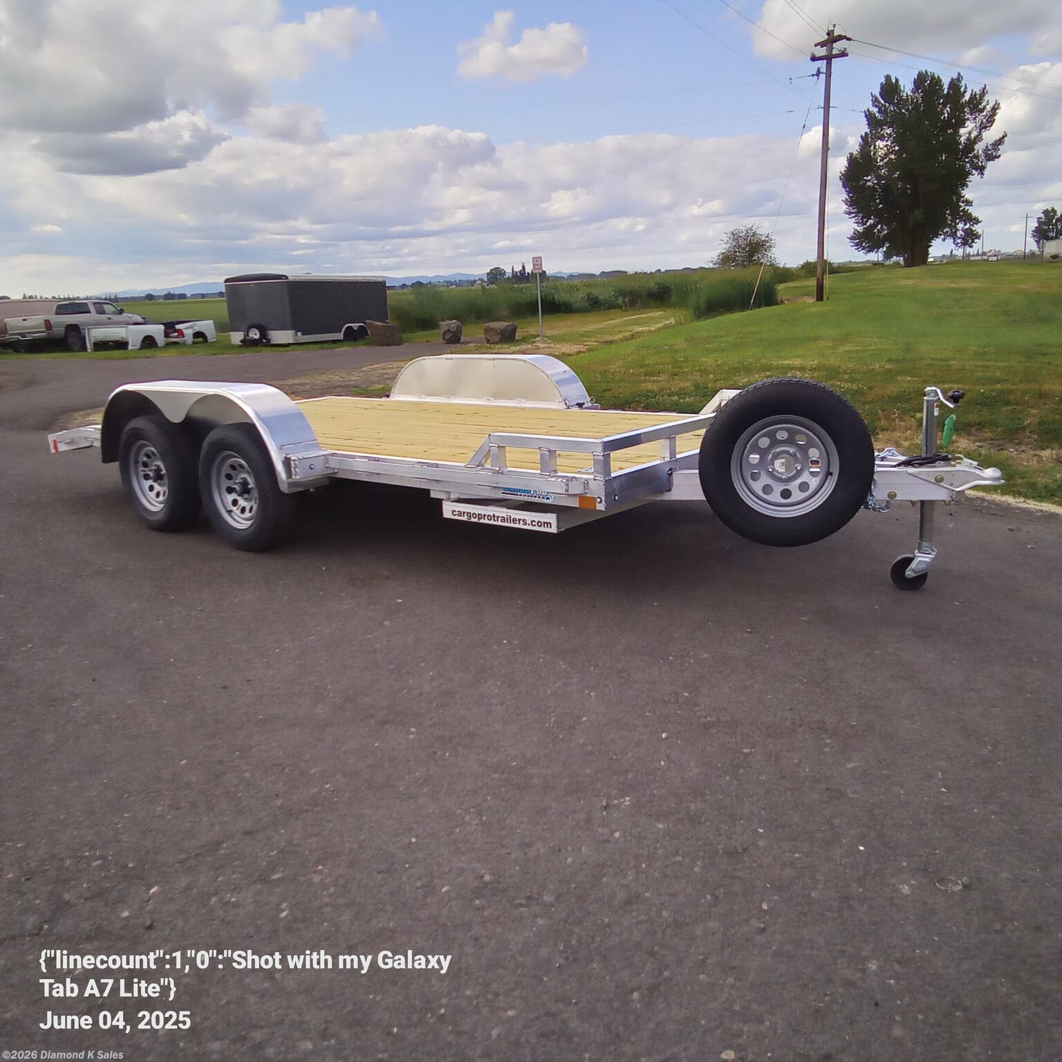 2025 CargoPro 8' X 16'-7K Open Car Hauler