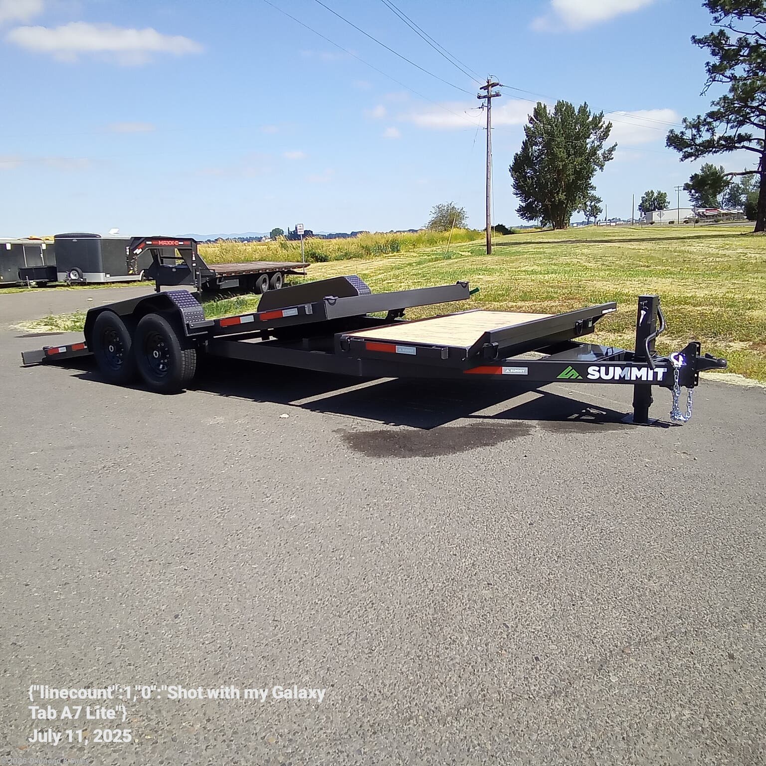 2026 Summit Trailer Denali Pro 7 X 20 14K Split Tilt