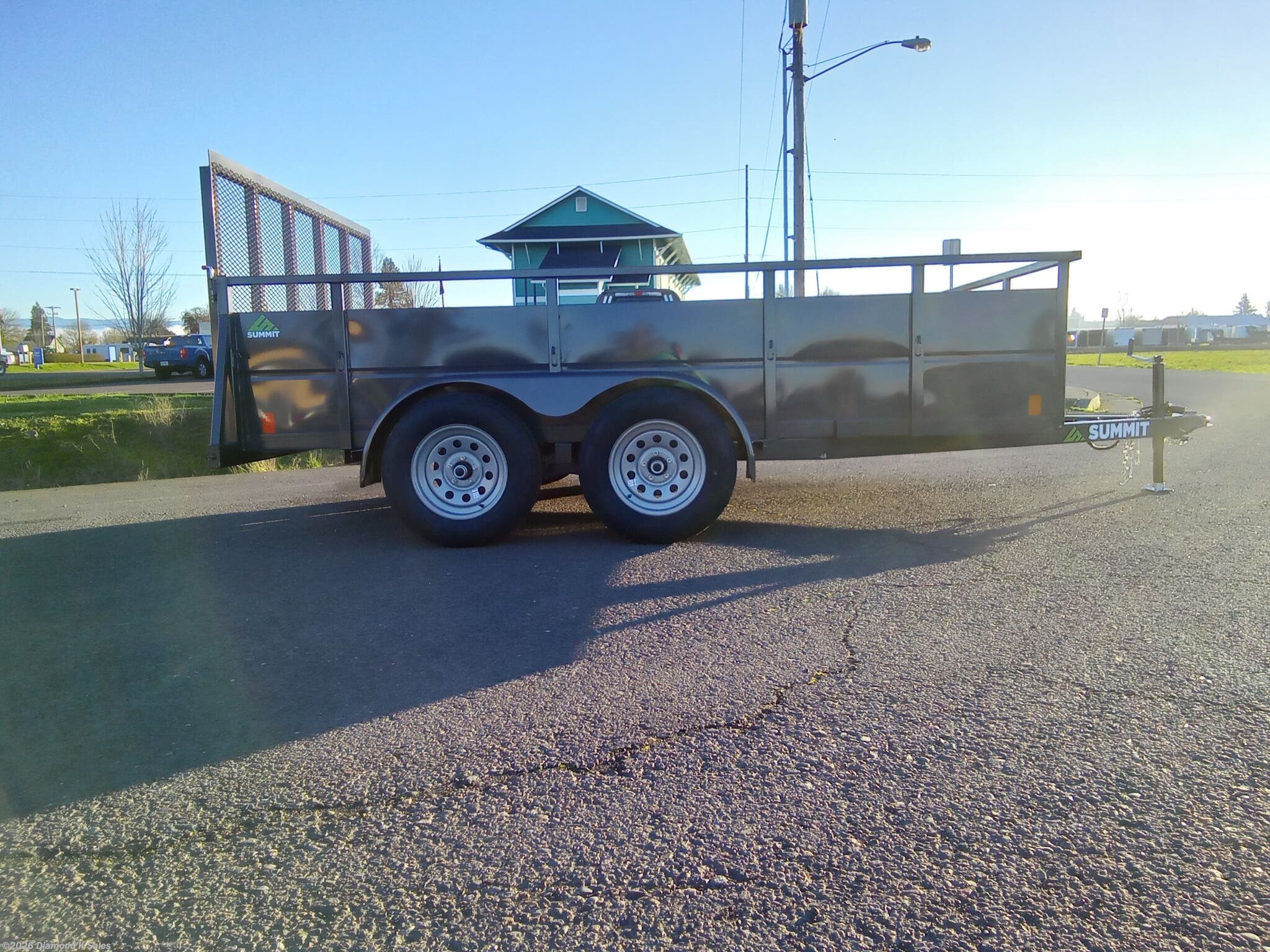 6x12 Landscape Trailer for sale | New Summit Trailer Cascade 6.5' X 12 ...