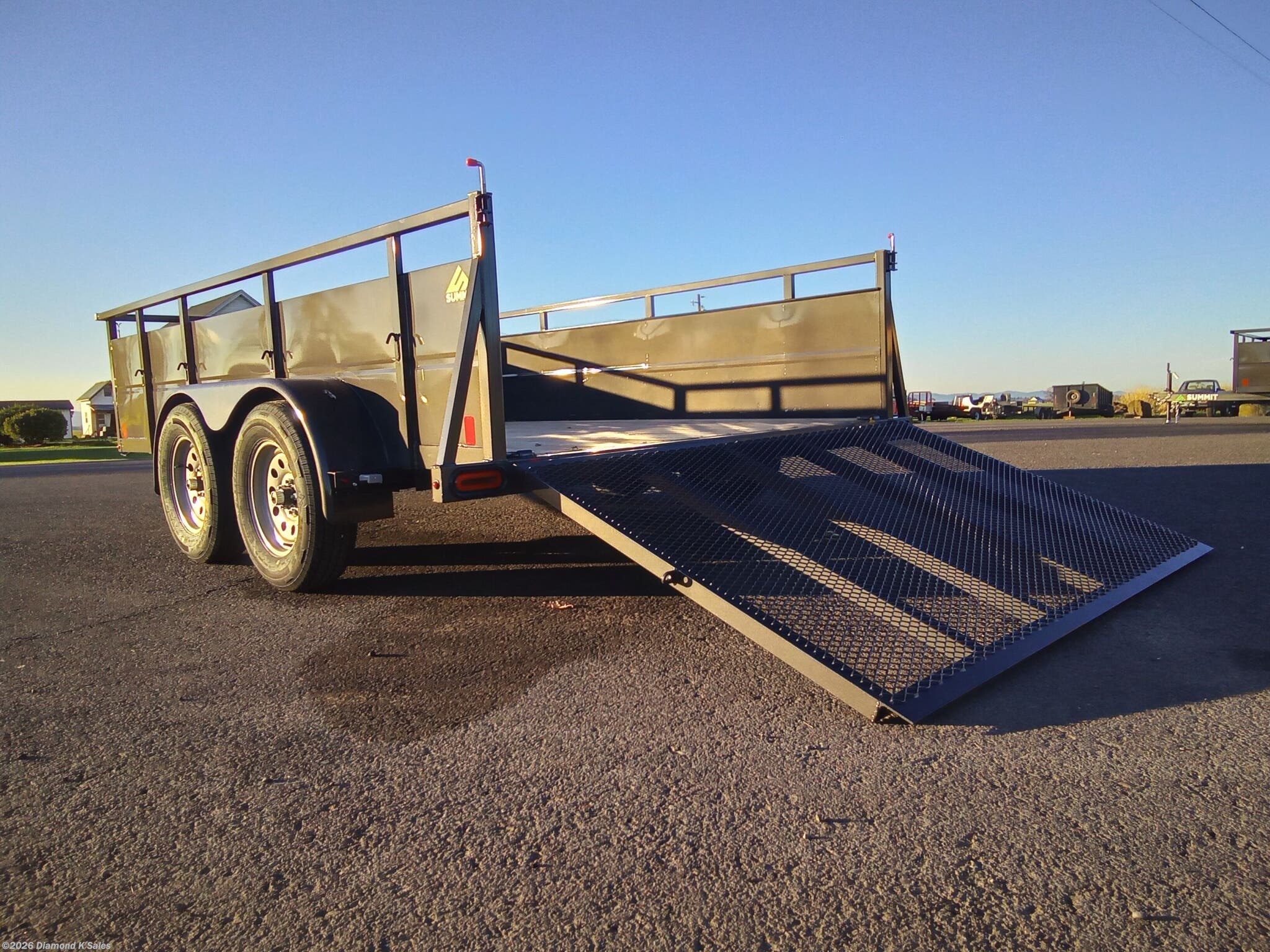 6x12 Landscape Trailer for sale | New Summit Trailer Cascade 6.5' X 12 ...