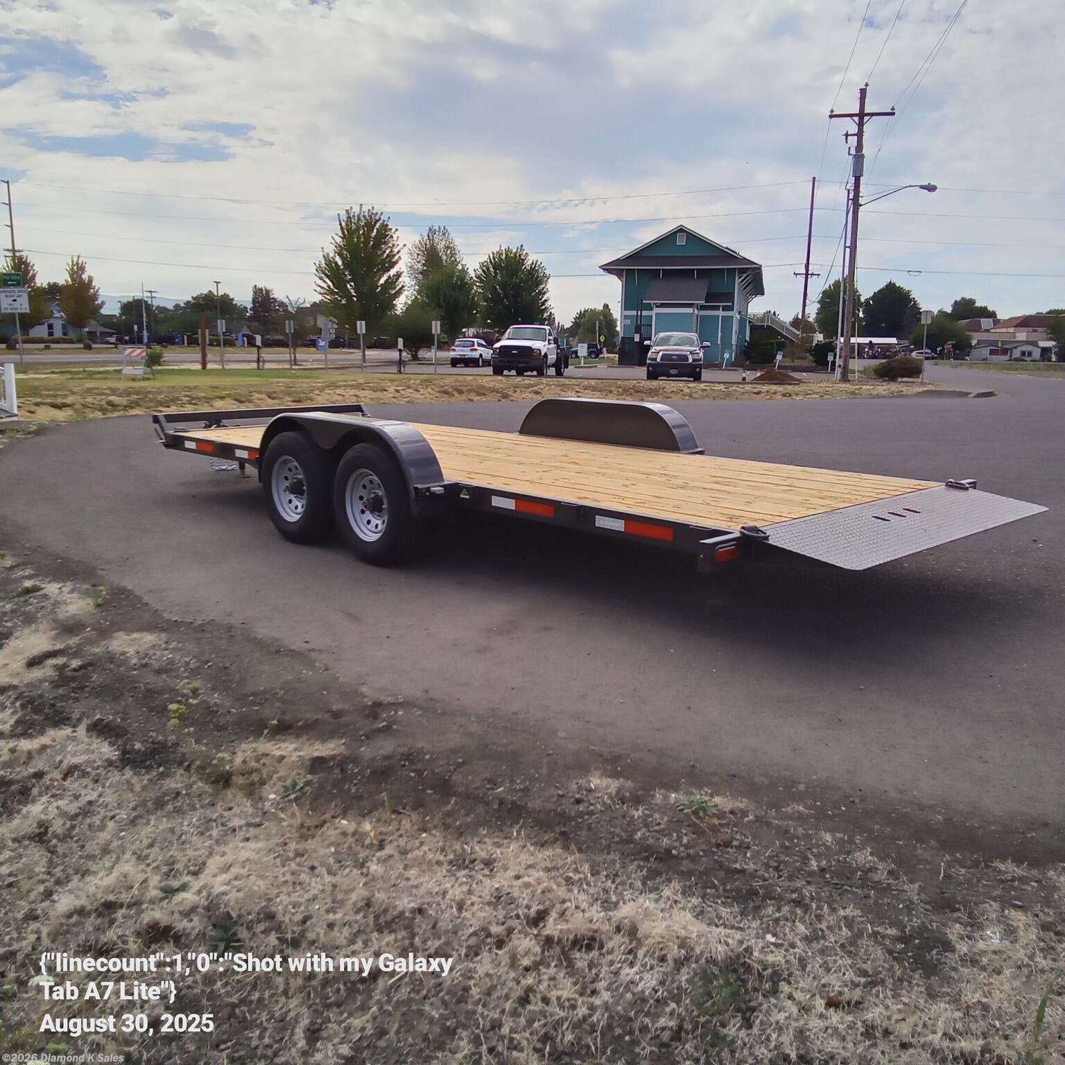 7x18 Tilt Deck Trailer for sale | New Summit Trailer Cascade 7' X 18 ...