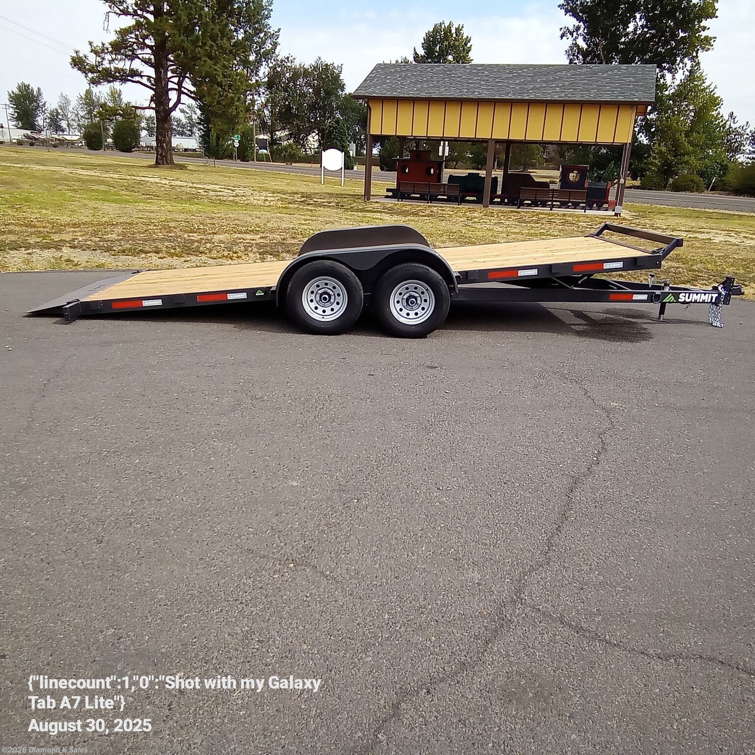 7x18 Tilt Deck Trailer for sale | New Summit Trailer Cascade 7' X 18 ...