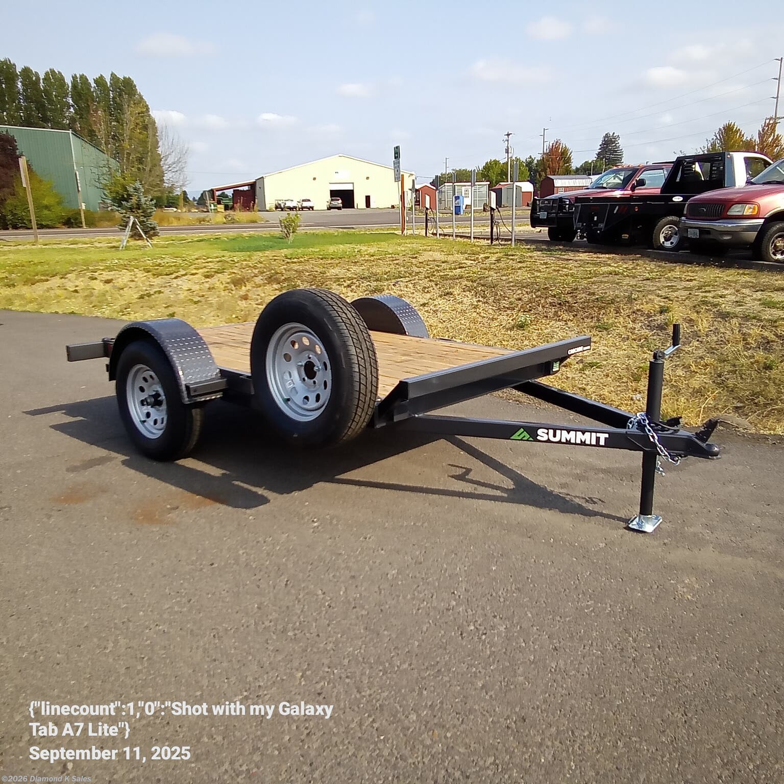 2026 Summit Trailer Cascade 5' X 8' 3K Flatbed
