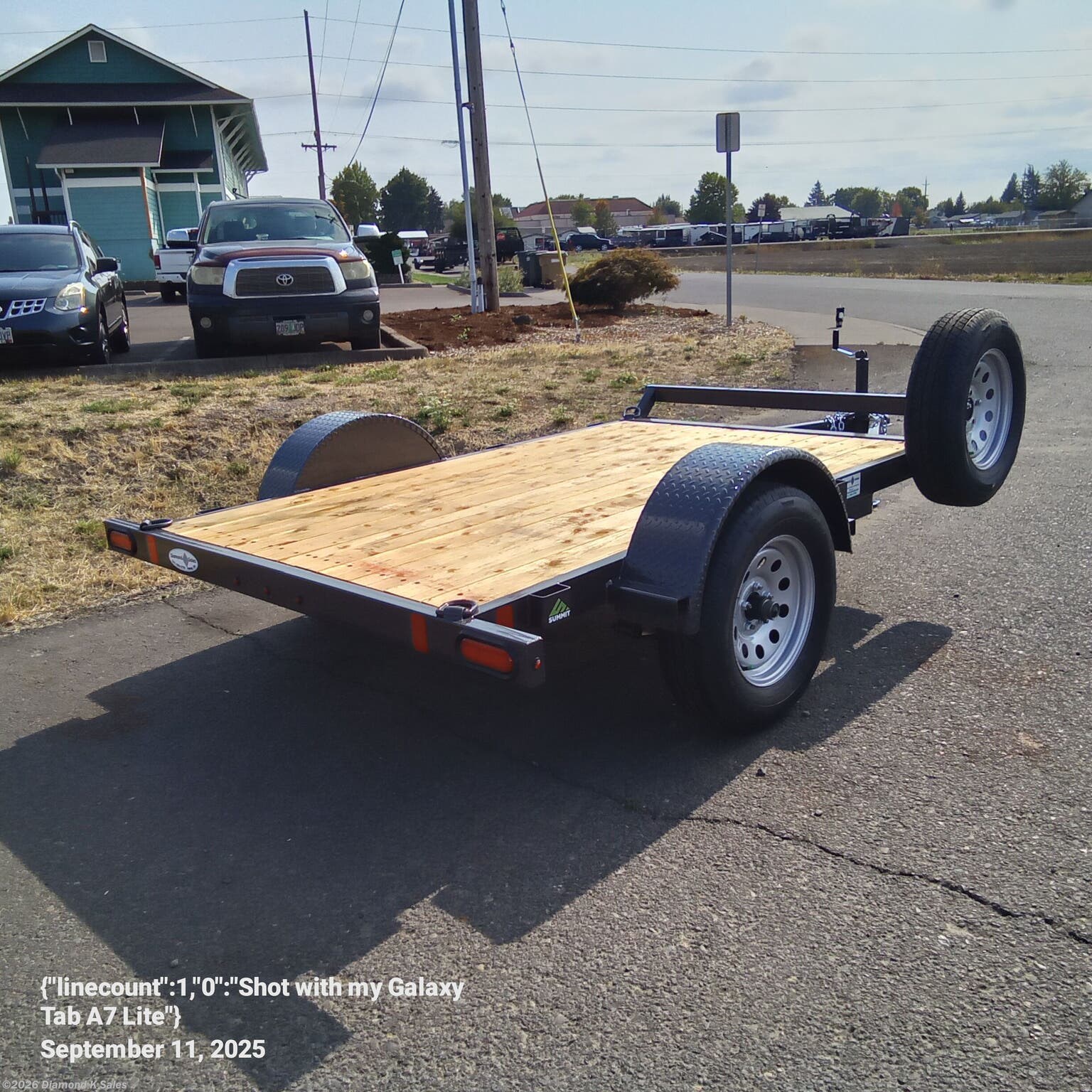 2026 Summit Trailer Cascade 5' X 8' 3K Flatbed