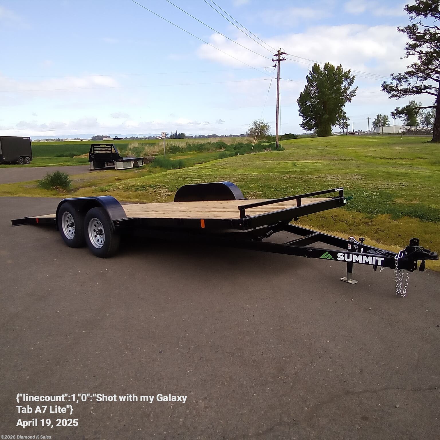 2026 Summit Trailer Alpine 7' X 18' 7K Full Tilt