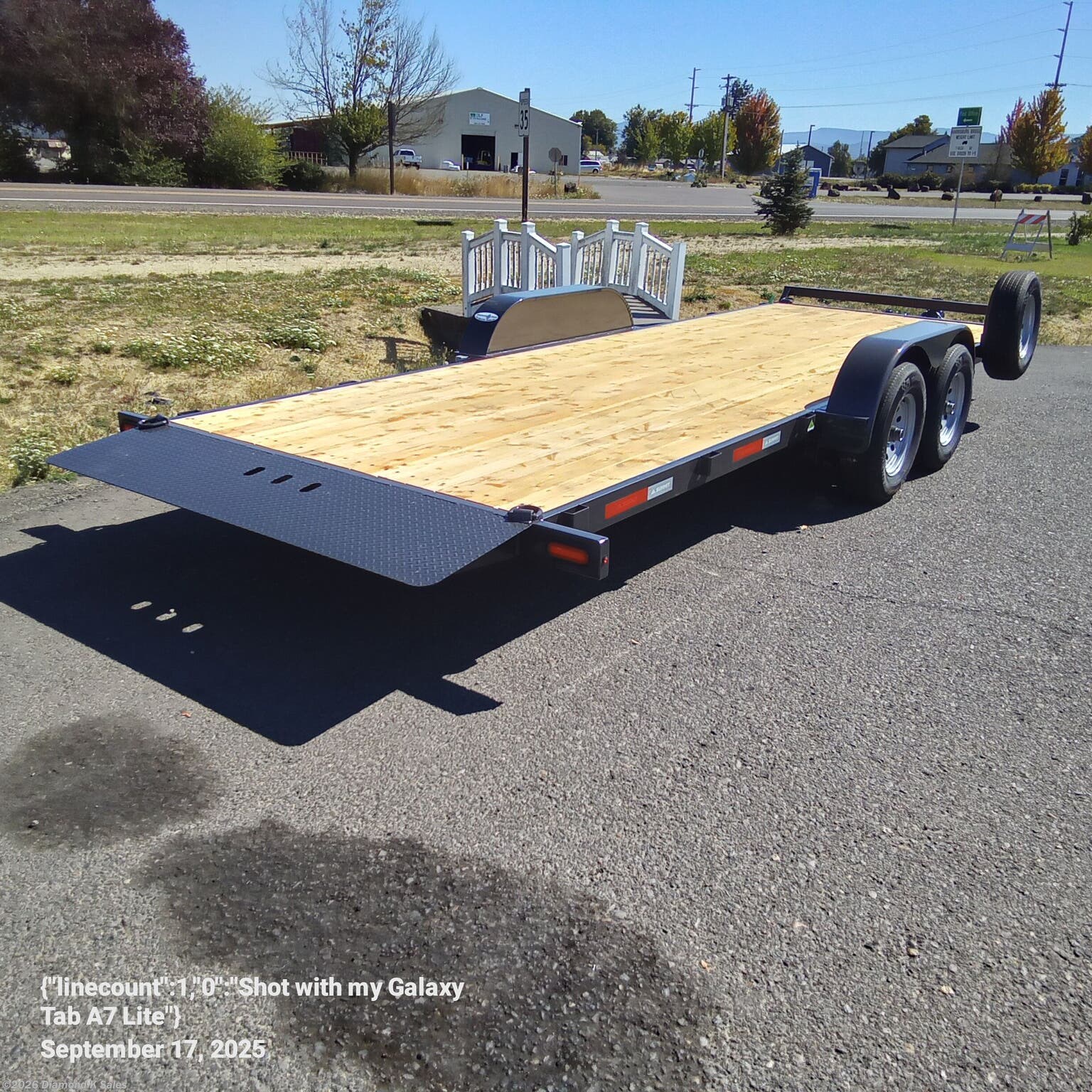 7x20 Tilt Deck Trailer for sale | New Summit Trailer Cascade 7' X 20 ...