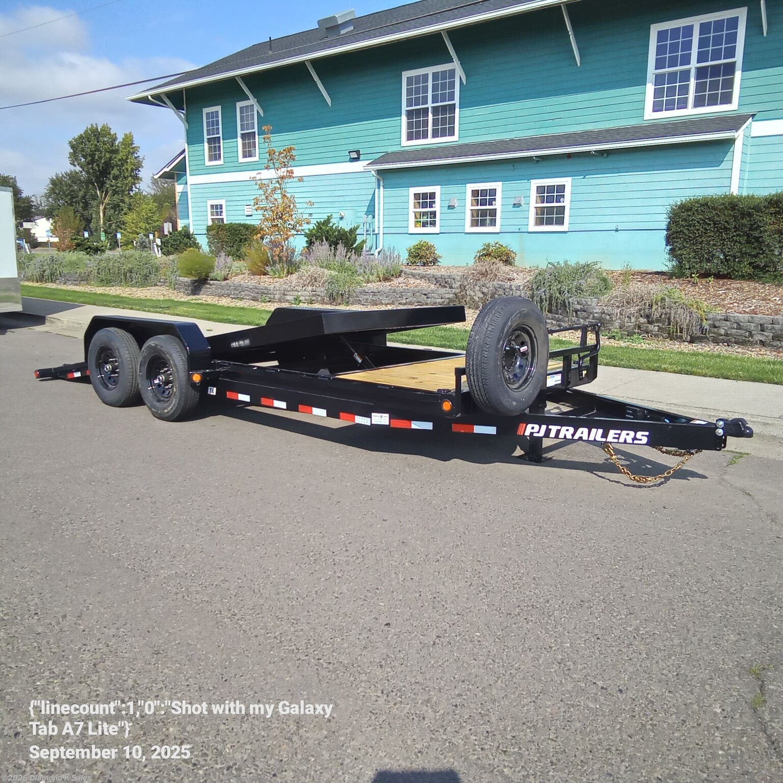 7x20 Tilt Deck Trailer for sale | New PJ Trailers Tilt T6 7' X 20' 14K ...